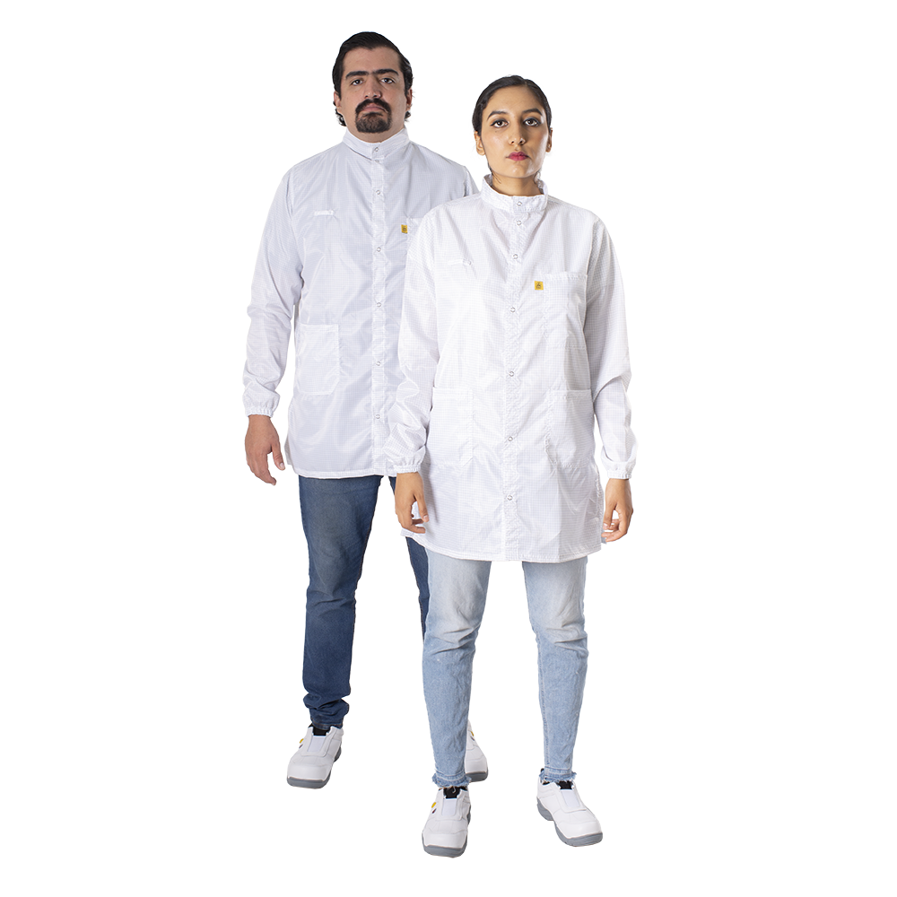 Bata Antiestática ESD Plastificada – Antiestatic